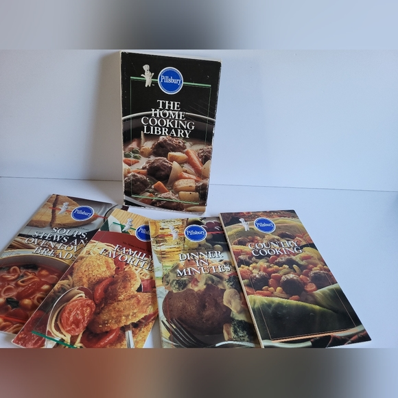 Kitchen | Vintage Pillsbury The Home Cooking Library Cookbooks 4 Book ...